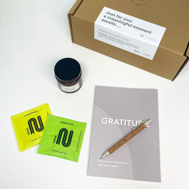 Pause & Gratitude Set | Employee Appreciation Gift – Gilded Bee